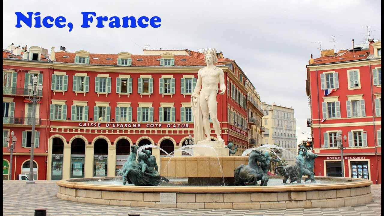 NICE FRANCE / Centre Ville / Centre of the City / Place Massena et ...