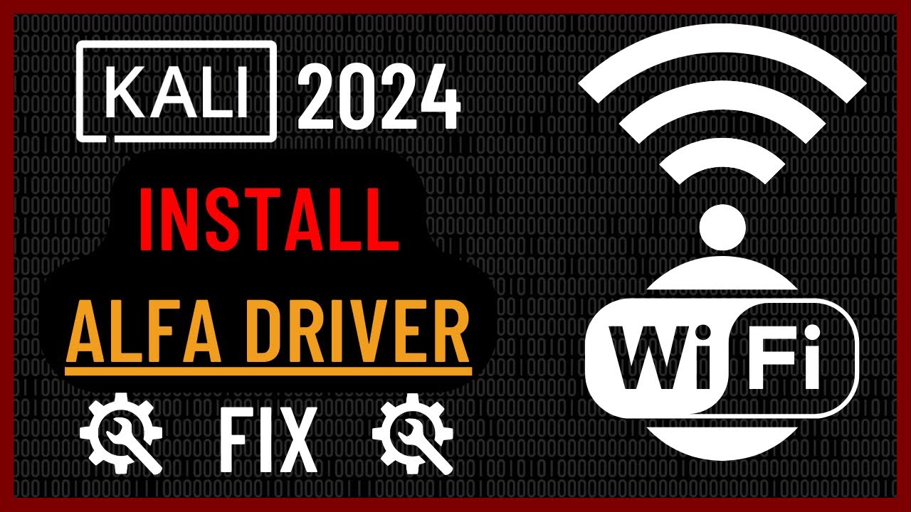 How to Install ALFA Driver on your Kali Linux - YouTube