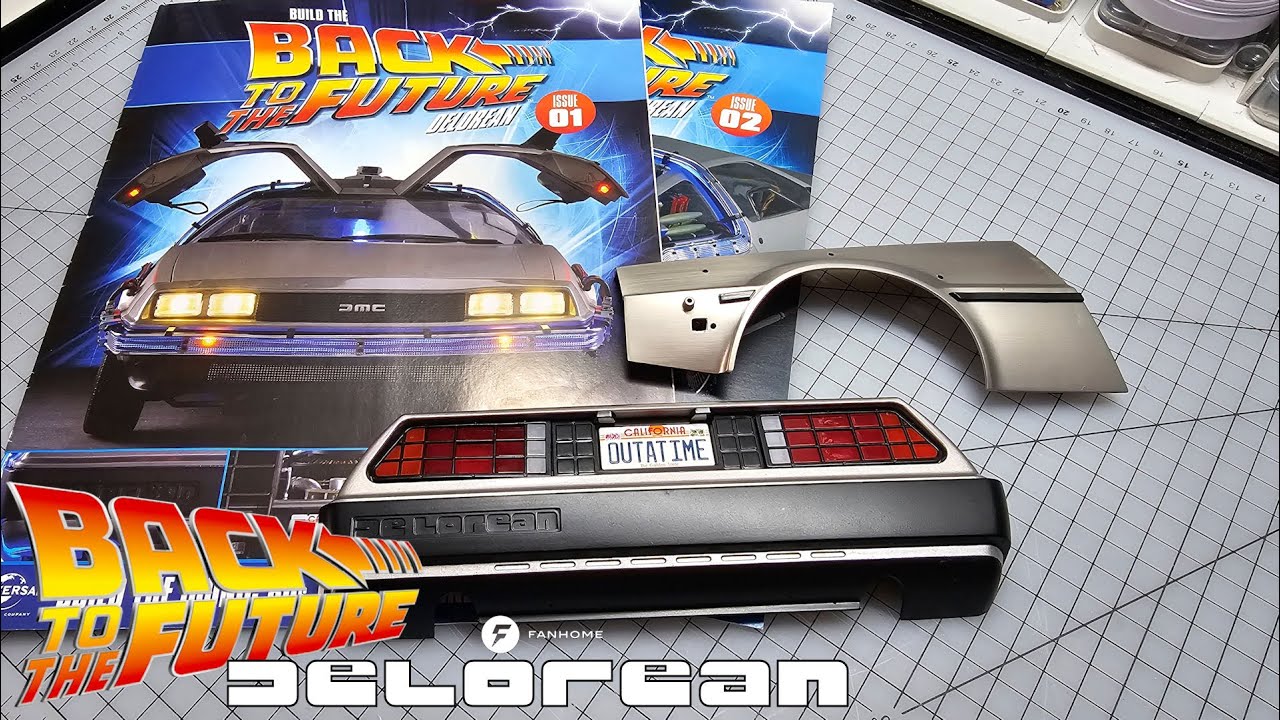 Build the Back to the Future DMC Delorean - Pack 1 - Stage 1-2 - YouTube