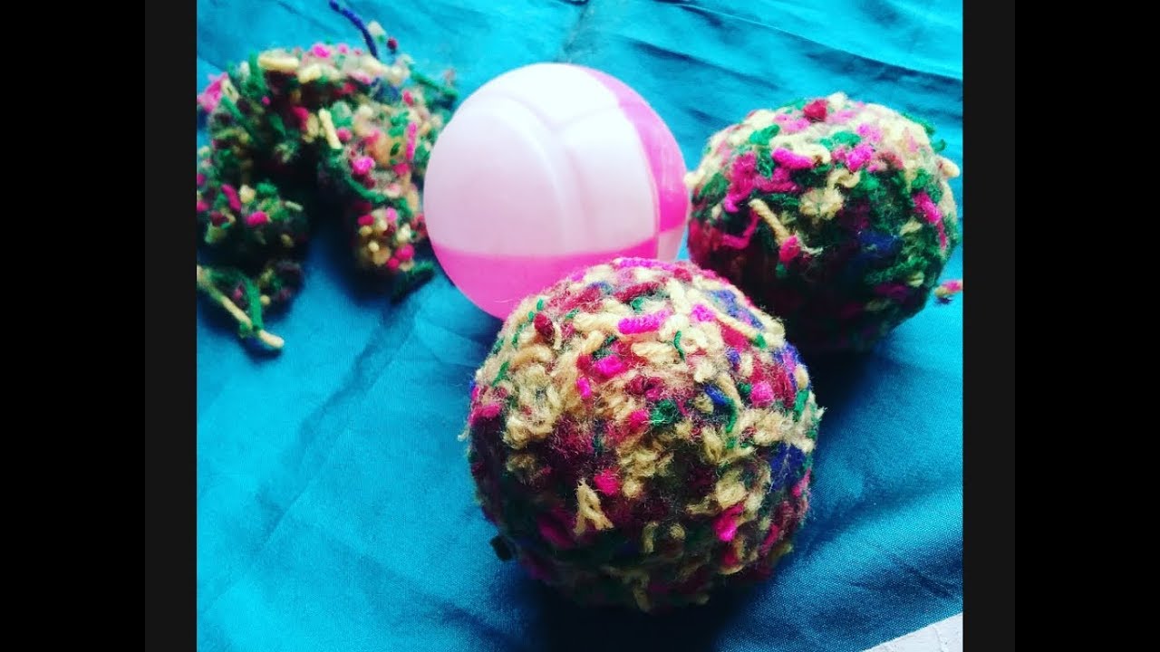Recycling ideas from pom pom waste, no tools easy DIY, BEST OUT OF ...