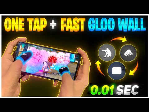 One Tap Headshot + Fast Gloo Wall Trick 🔥| New Tricks | Fast Gloo Wall Setting 👽|-Garena Free Fire