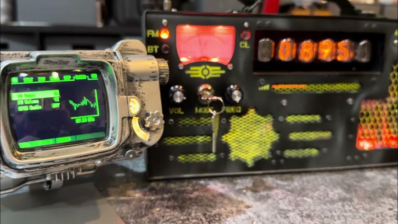 Pip boy 3000 Mk V & fallout radio duet Bmo singing Rises the Moon - YouTube