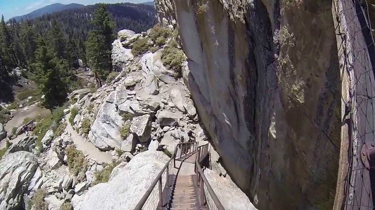 Buck Rock Lookout Going down Stairs - YouTube
