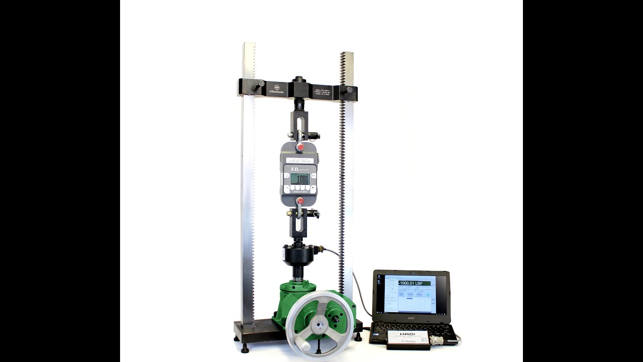 Morehouse Benchtop Calibrating Machine - YouTube
