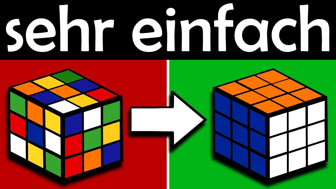 So löst du den Zauberwürfel | Einfaches Tutorial - YouTube