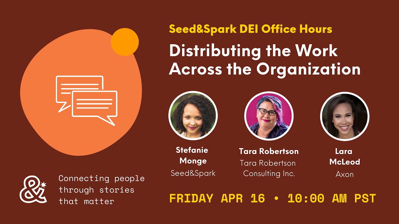 DEI Office Hours: Distributing the Work Across the Organization - YouTube