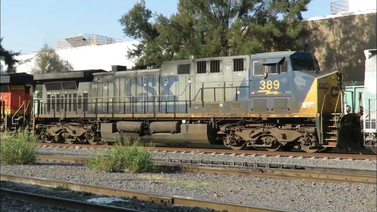 CSX 389 esquema YN2 +BNSF llegando a Irapuato,Gto !! - YouTube