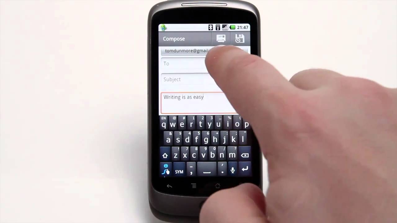Swype keyboard for Android video review - YouTube