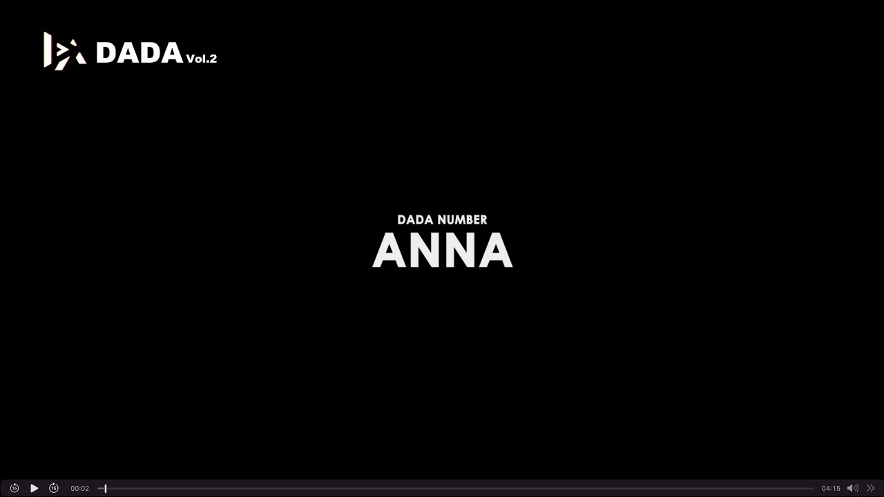 【DADA Vol.2】ANNA Number - YouTube