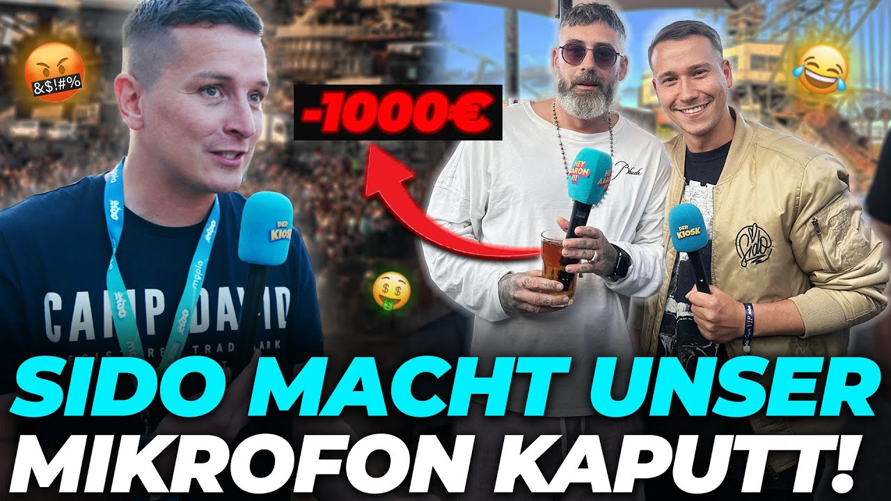 AARON SAUER 😡 SIDO macht unser 1000€ Mikrofon KAPUTT!!! - YouTube