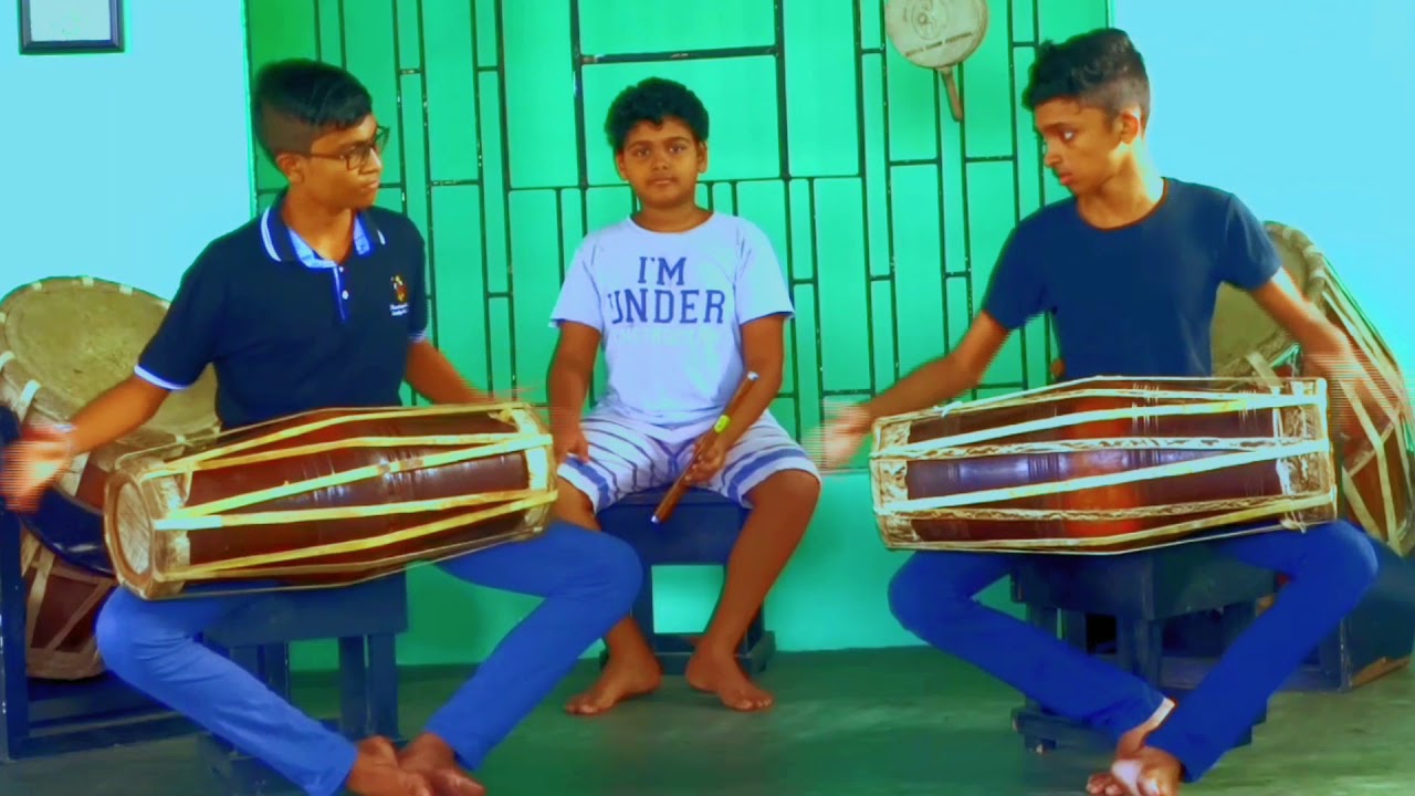 gata bera and flute instrumental නිර්මාණාත්මක බෙර වාදනයක් - YouTube