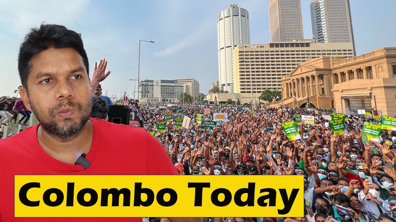 Colombo Protest | Sri Lanka News Today | Rj Chandru Report - YouTube