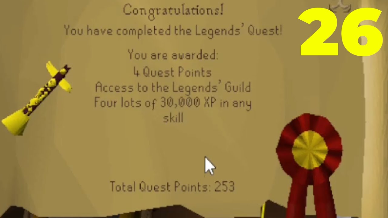 Becoming a Legend | Episode #26 | Building a Main Account in OSRS - YouTube