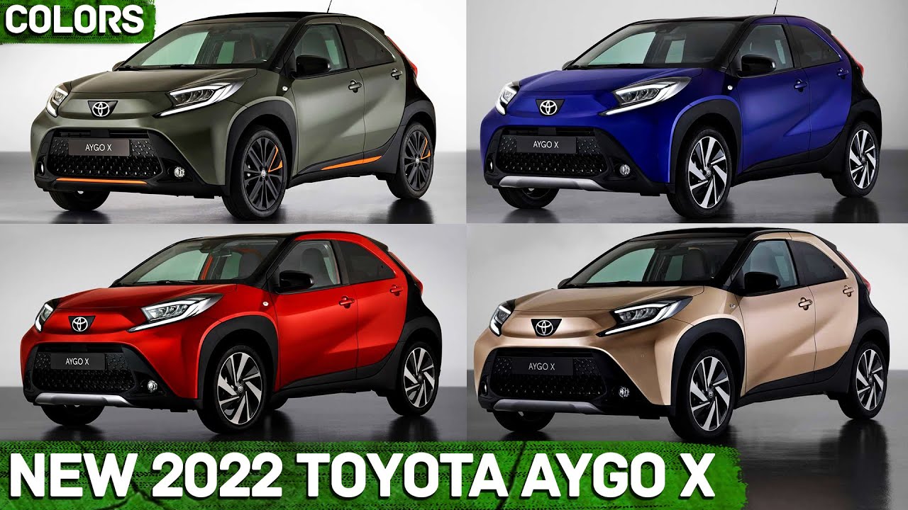 New 2022 Toyota Aygo X Reveal - First Look & Colors - YouTube