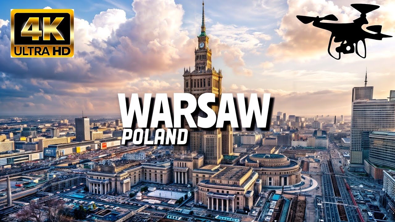 Warsaw, Poland In 4K By Drone - Amazing View Of Warsaw, Poland - YouTube
