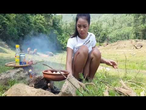 Natural Fish, Catch n Cook , Hot girl beautiful cooking | Girl cooking #9