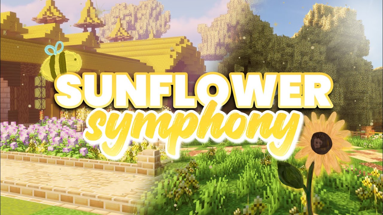 SUNFLOWER SYMPHONY || *FREE* 1.18.2 Minecraft Horse Barn Map - YouTube