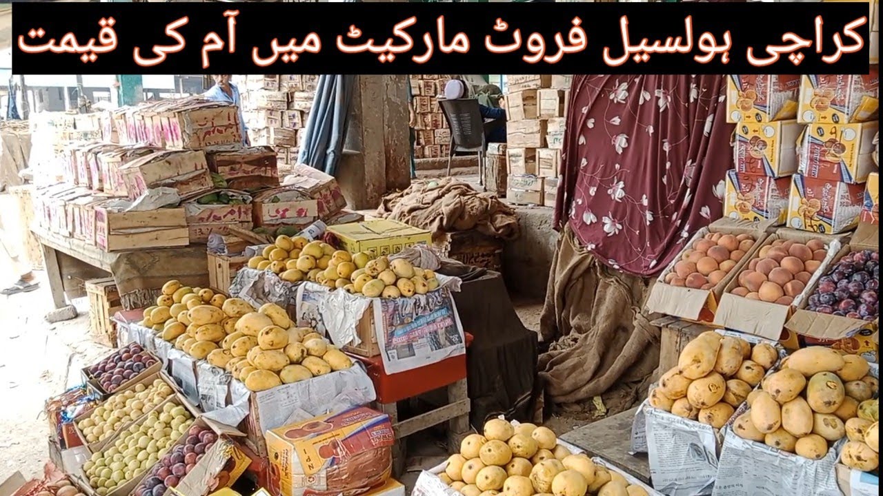Mango Price In Wholesale Fruit Market Super Highway Karachi Biggest Fruit Market Mango Season ...