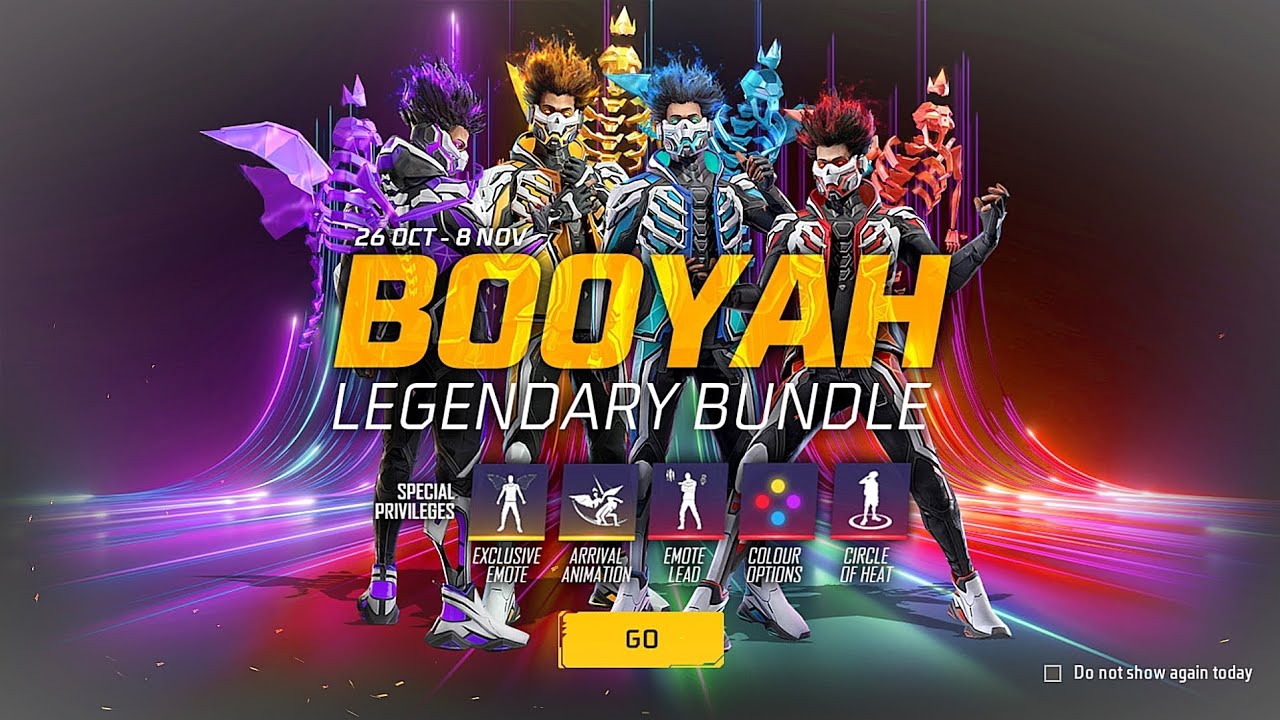 BOOYAH BUNDLE RETURN!!! - FREE FIRE MAX - YouTube