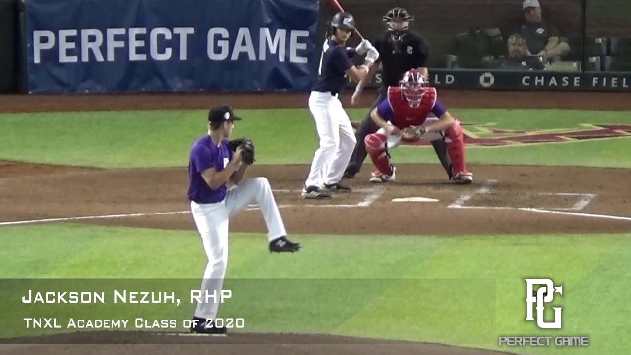 Jackson Nezuh Prospect Video, RHP, TNXL Academy Class of 2020, CF Angle ...