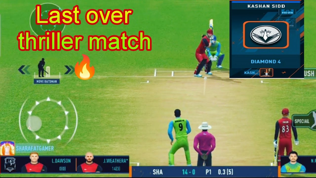 Real cricket 24 Multiplayer gameplay agianst @JayeshKotadiya RC 24 ...
