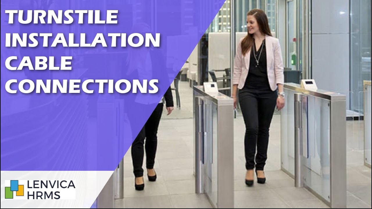 Turnstile Installation Cable Connections - YouTube