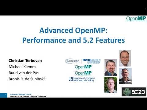 SC23 Tutorial Overview: Advanced OpenMP - YouTube