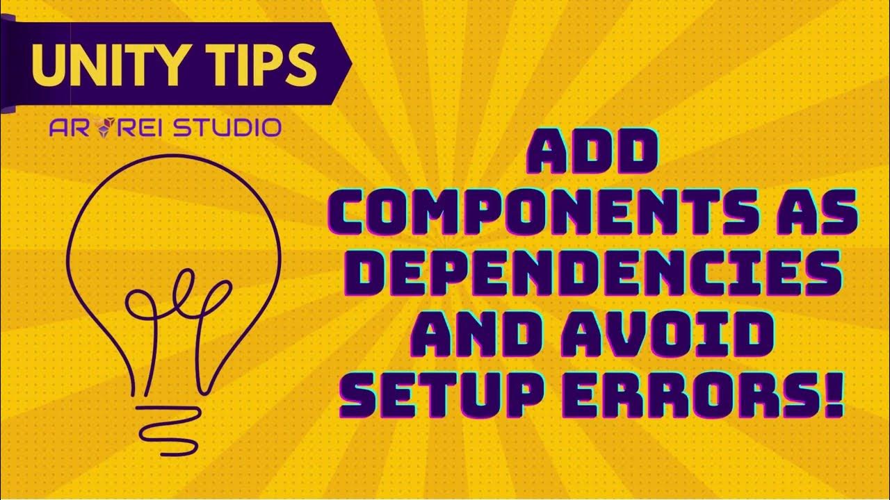 Avoid setup errors by using [Require Component] attribute - Unity 3D Game Developement Tips ...