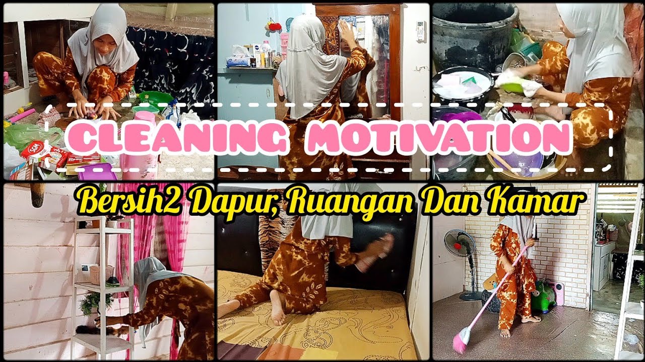 CLEANING MOTIVATION || BERSIH-BERSIH RUMAH KAYU SEDERHANA || Merapihkan ...