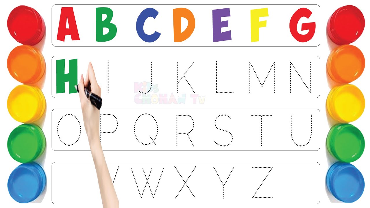 Abc Dotted Tracing, English Alphabet Writing, Preschool learning #abc # ...
