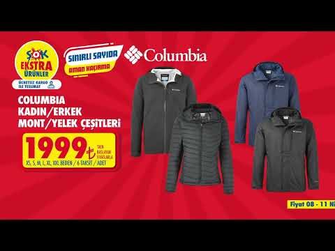 Columbia Kadın - Erkek Mont ve Yelek Çeşitleri hem #ŞOK'ta hem de Cepte ŞOK'ta!