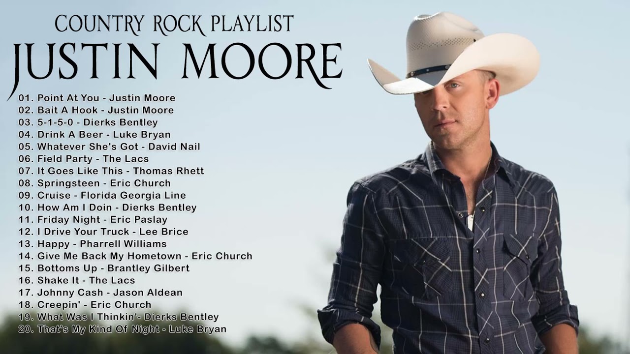 Country Rock Playlist 2022 | Justin Moore, Luke Bryan, Thomas Rhett ...