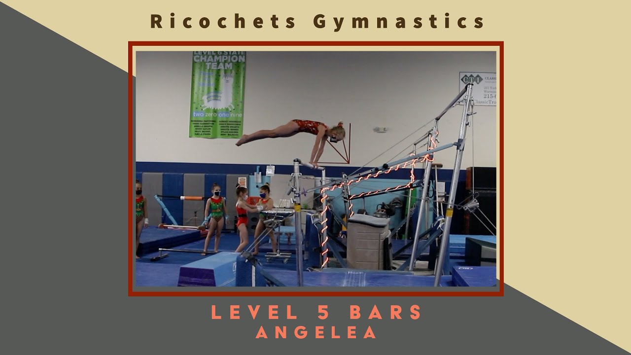Angelea's Level 5 Bar Routine - YouTube
