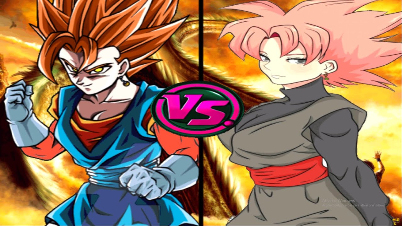 Vegitte SSJ 4 VS Black Goki SSJ Rose - Dragon Ball Z Budokai Tenkaichi ...