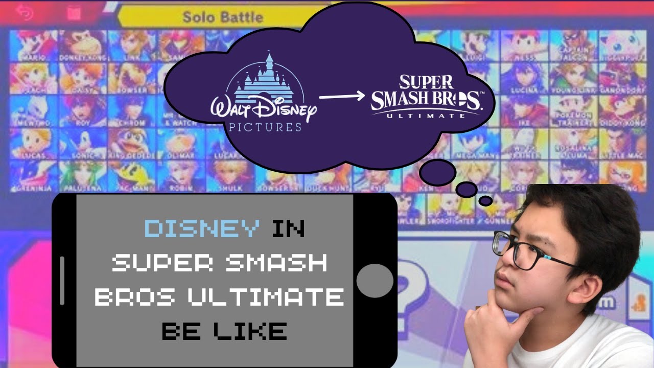 Disney in Super Smash Bros Ultimate be like - YouTube