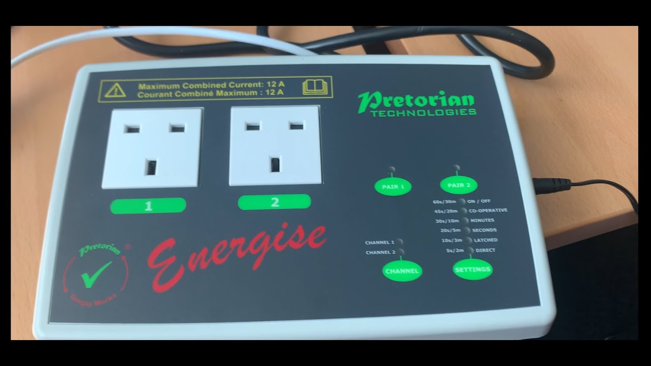 Using Pretorian Energise mains controller - YouTube
