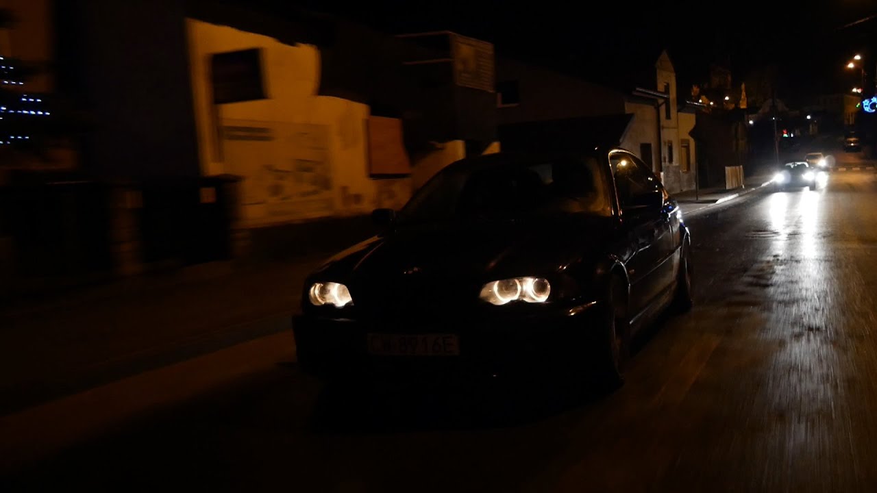 BMW E46 COUPE NIGHT MOVIE - YouTube