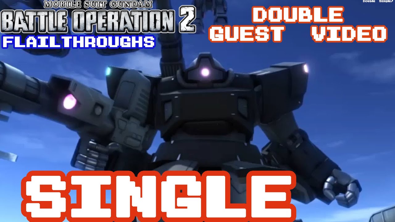 Gundam Battle Operation 2 DOUBLE Guest Video: MS-09K-1 Dom Cannon ...