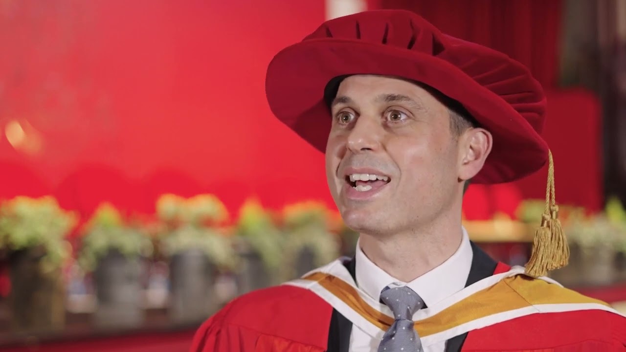Honorary doctorate interview - Professor Mark Radford - YouTube