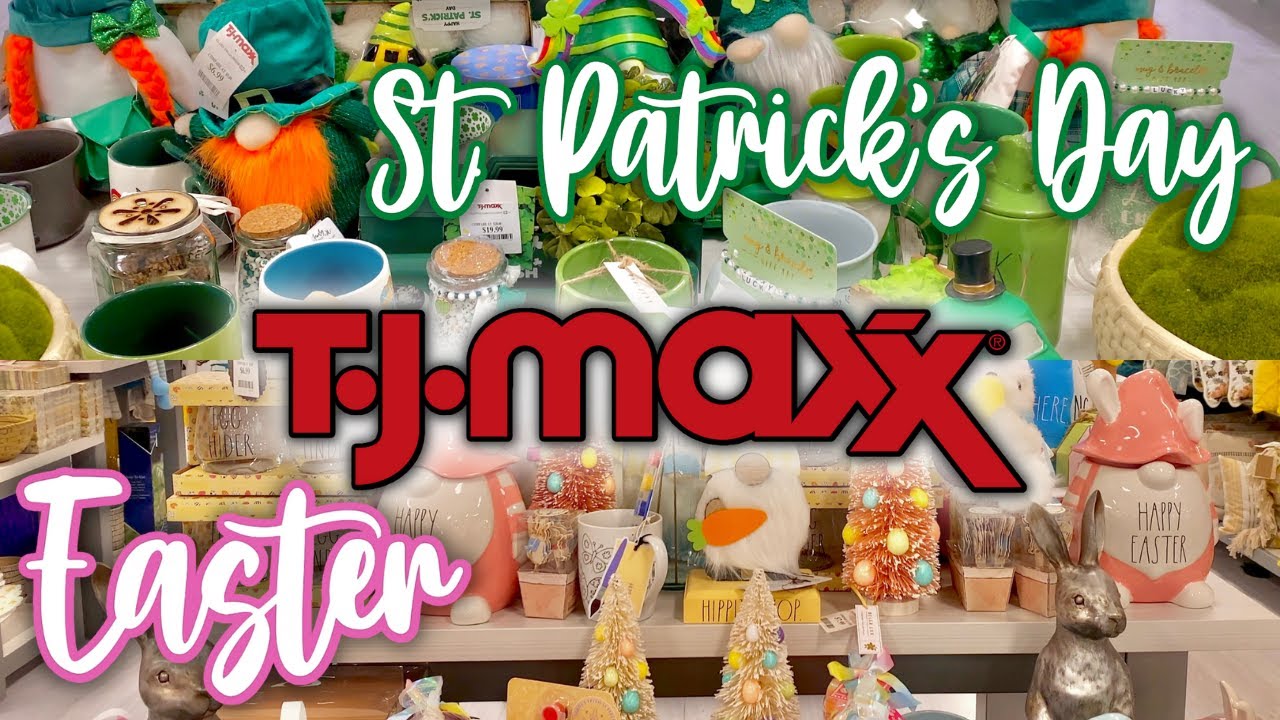 TJ MAXX EASTER AND ST. PATRICK'S DAY DECORATIONS | Shop With Me ...