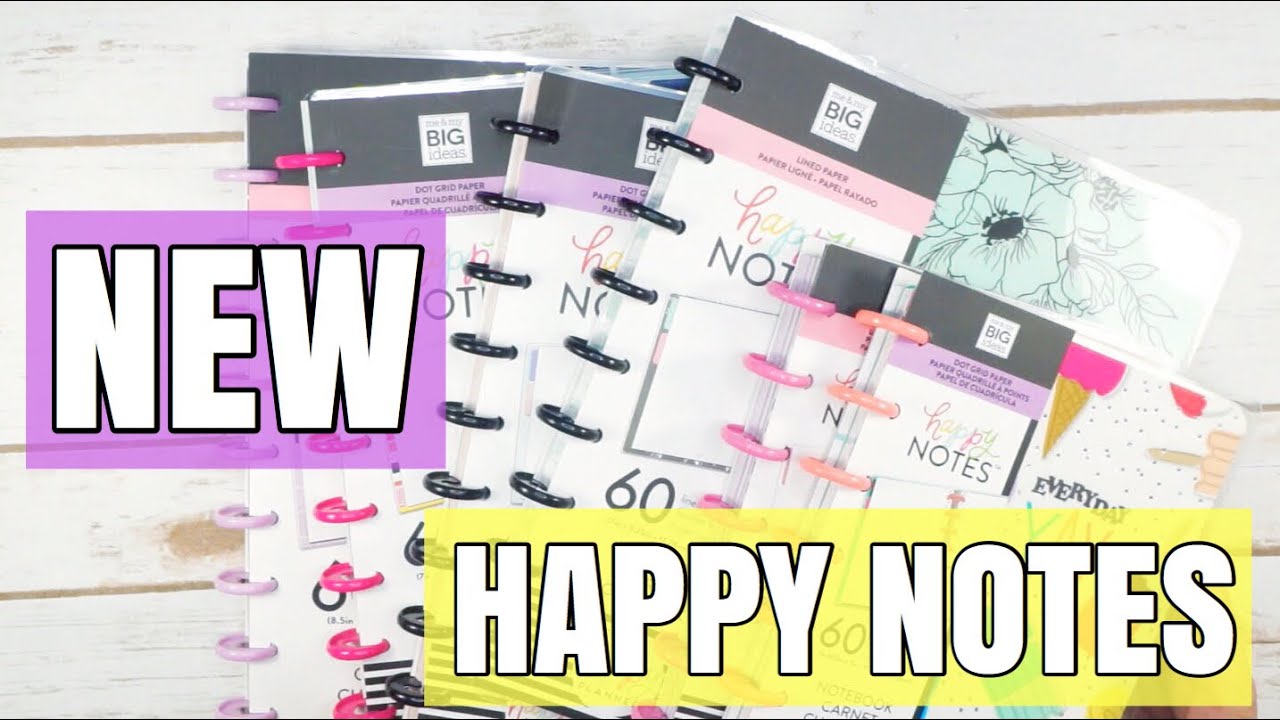 MAMBI HAPPY NOTES™ FLIP THROUGH | BIG, CLASSIC AND MINI HAPPY PLANNER ...