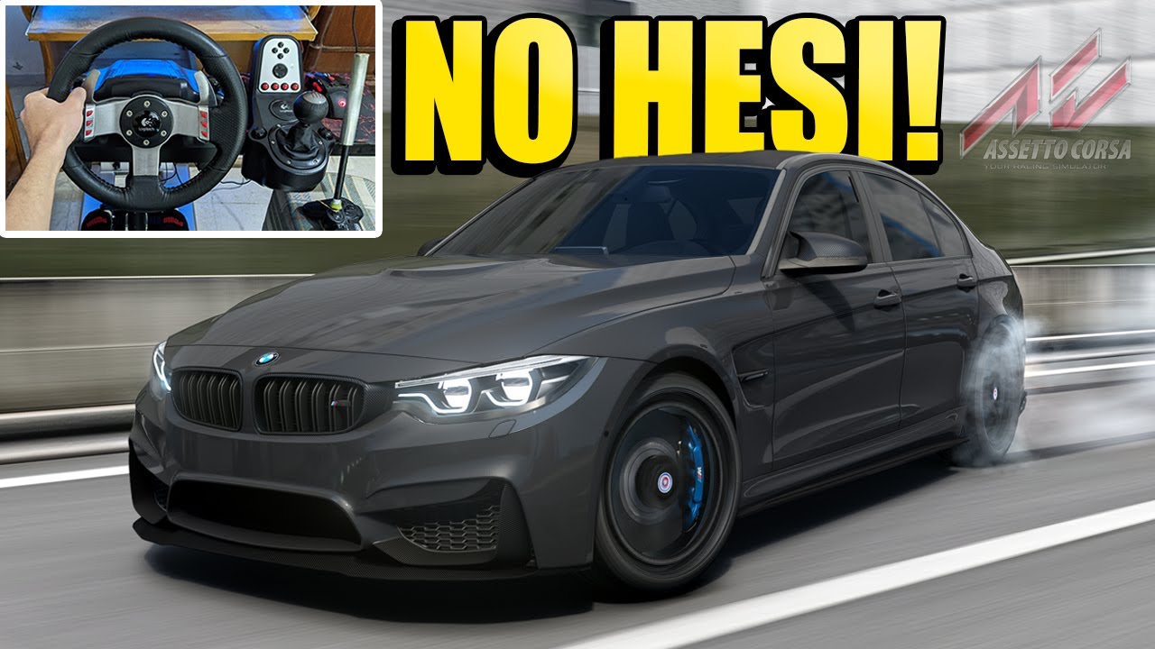 Cut UP No Hesi BMW M3 2018 Going CRAZY in Traffic! - Assetto Corsa ...