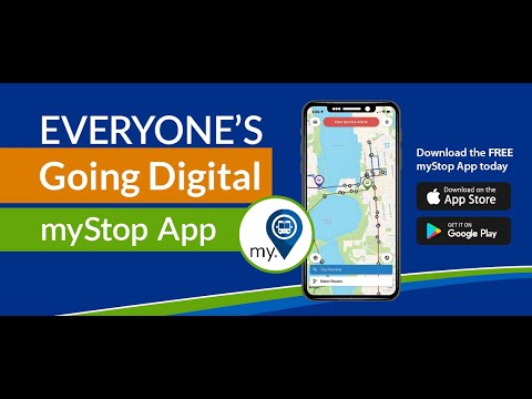 How to download and use the myStop app - YouTube