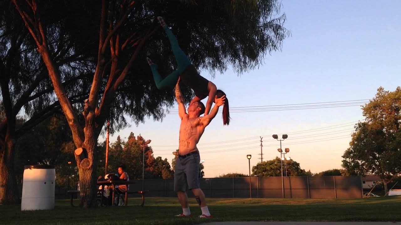 Overhead Acro Yoga 42815 - YouTube