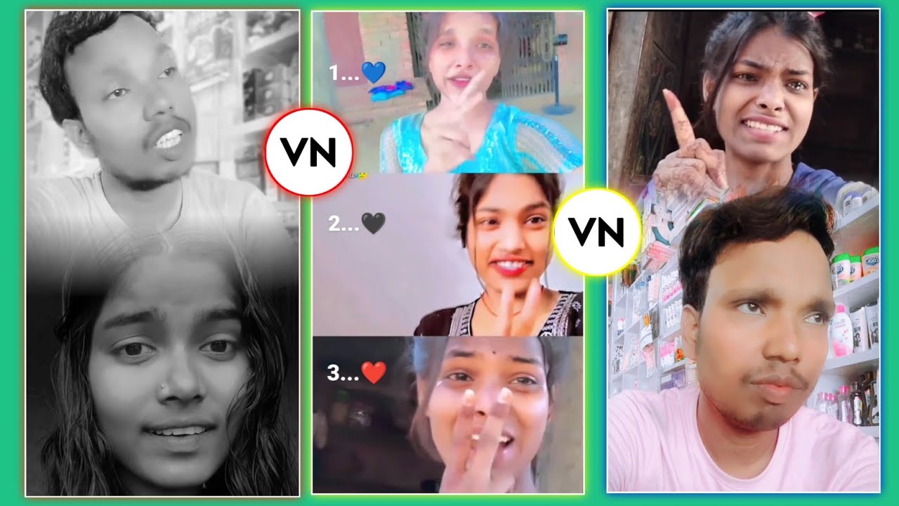Trending Double Layer Video Editing In Vn App | Double Roll Video Kaise ...