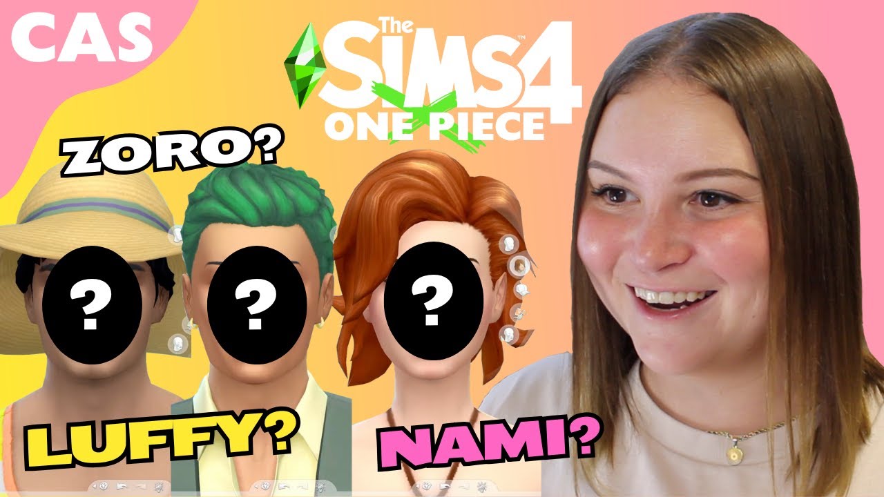 MONKEY D. LUFFY IN THE SIMS?! | One Piece Sims 4 CAS Part 1 - YouTube