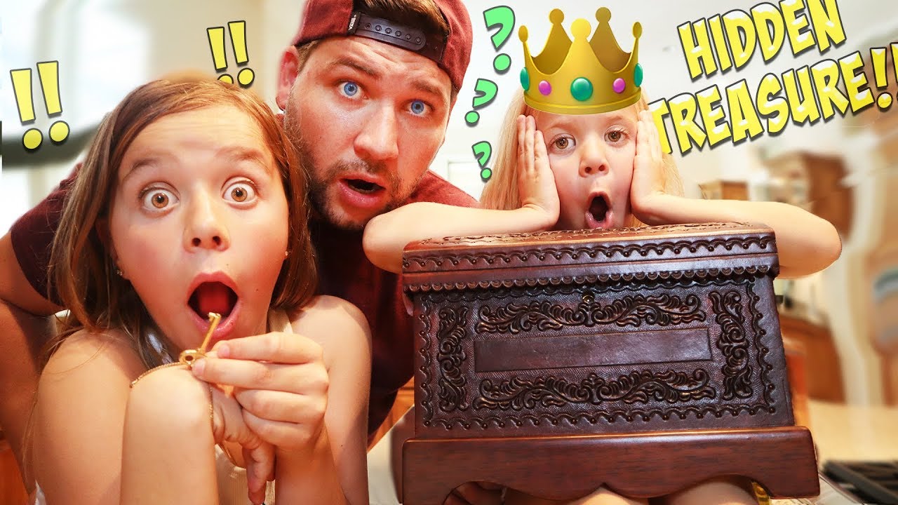 We find a secret hidden treasure chest in our ATTIC!! - YouTube