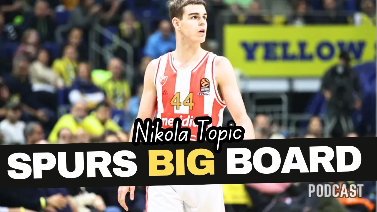 Does Nikola Topic Fit With Spurs Future? 24 NBA Draft | Spurs Big Board ...