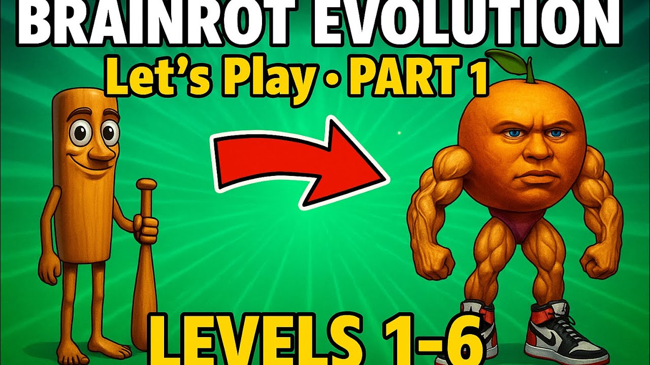 Top Roblox Brainrot Evolution Gameplay – LEVELS 1–6 | Let's Play PART 1 ...