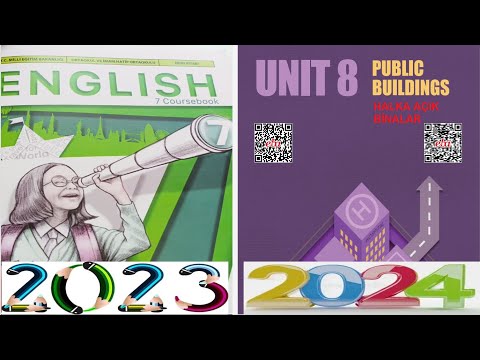 7.sınıf ingilizce ünite 8  Public Buildings Kamu Binaları Konu Anlatımı ve cevapları MEB 2023 2024